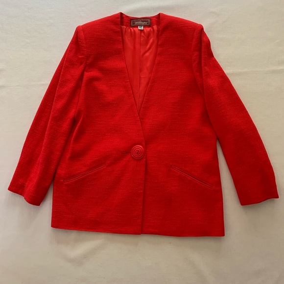 Worthington | Jackets & Coats | Vintage 8s Red Jacket | Poshmark